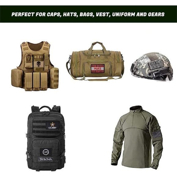 TXSN | Art | 2pcs Random Tactical Morale Embroidery Loop And Hook ...